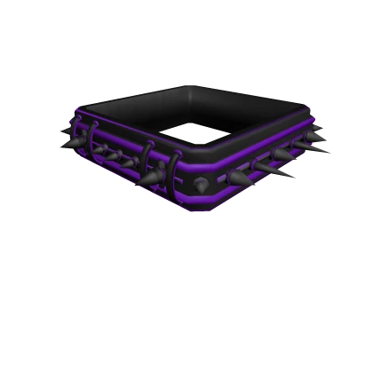 [1.0] Spiked Right Arm Band (Black Purple) | Roblox Item - Rolimon's