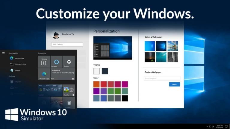 Windows 10 Simülatörü | Resmî Roblox Web Sitesi
