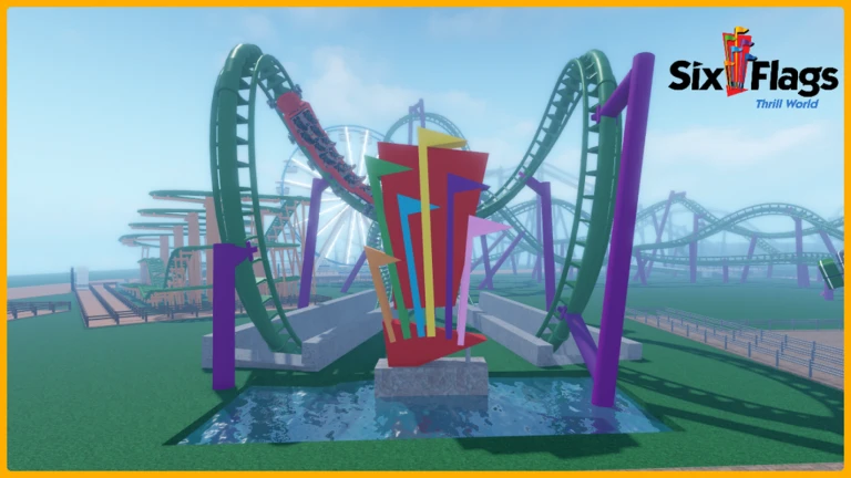 [NUEVAS CARRERAS] Parque Temático │ Six Flags Thrill World - Roblox