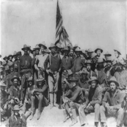Colonel Teddy Roosevelt and The Rough Riders