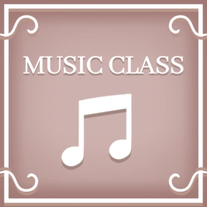 Music Class Sign