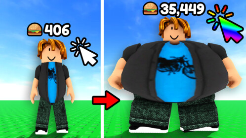 Every Click +1 FAT - Roblox