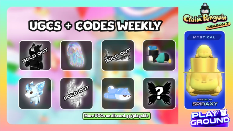 [FREE UGC] PLAYGROUND: AFK para UGC - Roblox