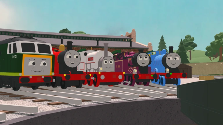 Tren azul con amigos: ¡Únete a Thomas! - Roblox