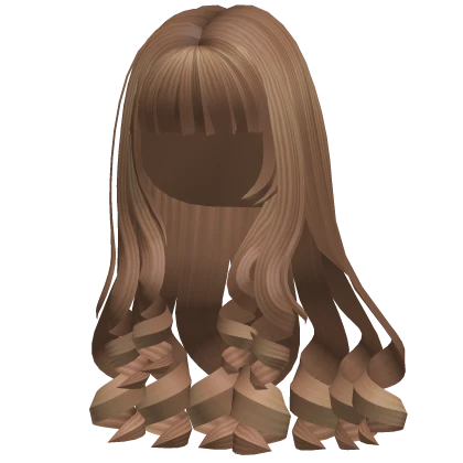 Long Curly Hair Caramel | Roblox Item - Rolimon's