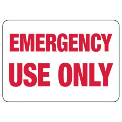 Emergency Only Text
