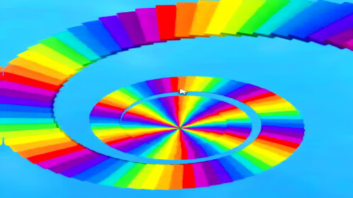 INFINITE RAINBOW STAIRS TO VIP - Roblox