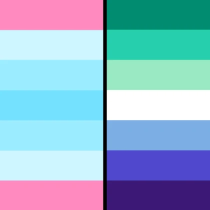 Trans and MLM flag