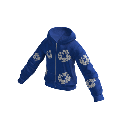Camiseta azul denim con lágrimas - Roblox