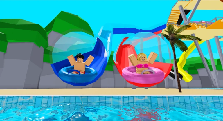 Parque aquático! - Roblox