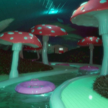 Dreamcore pool of Mushrooms