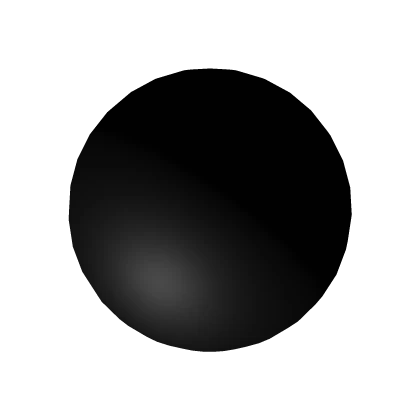 Black Translucent Orb Head - Cabeça dinâmica | Roblox Item - Rolimon's