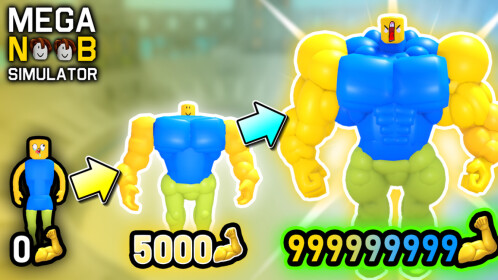 [x2 SKULLS!] Mega Noob Simulator - Roblox