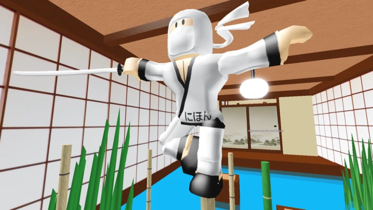 Treinamento de Ninja Obby! (LEIA DESC) - Roblox