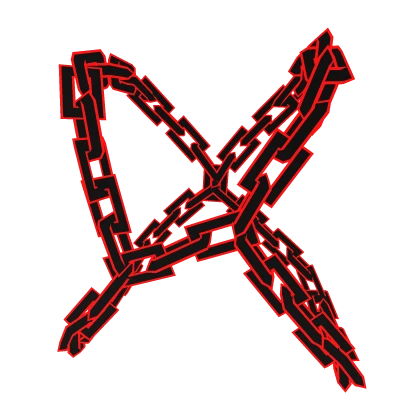 Cartoony Red Chains Around Body | Roblox Item - Rolimon's