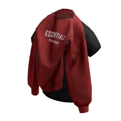 💗Layered Essentials Sweater Red💗 | Roblox Item - Rolimon's
