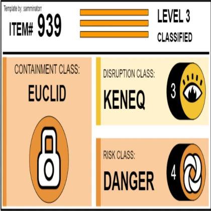 SCP-939 Anomaly Classification System