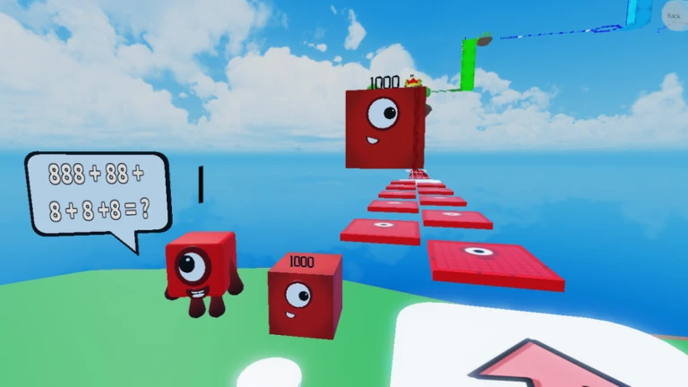 [새로운] 숫자 블록 1000 OBBY - Roblox