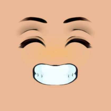 Super super happy face