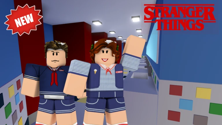 텔레케네시스 파워! Stranger Things Starcourt 몰 - Roblox