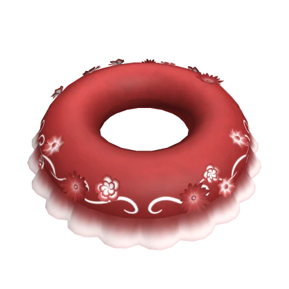 Summer floral Floaty - red | Roblox Item - Rolimon's