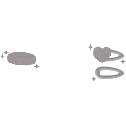 Pet Collar Animal Ear Love Heart Hair Clip in Pink | Roblox Item ...