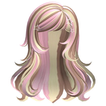 Fluffy Anime Flowy Hair (Neapolitan) | Roblox Item - Rolimon's