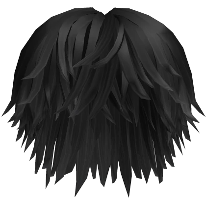 Black Messy Wavy Hair | Roblox Item - Rolimon's