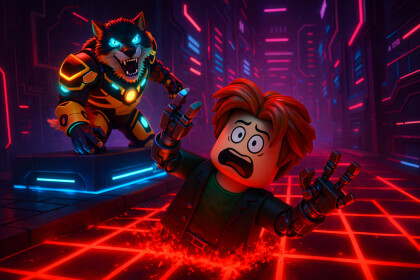 Neon Cyber Obby | Juega en Roblox