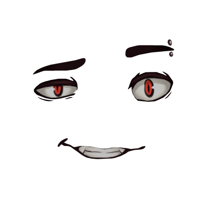 หน้าอะนิเมะ 3 มิติชายยิ้ม - Roblox