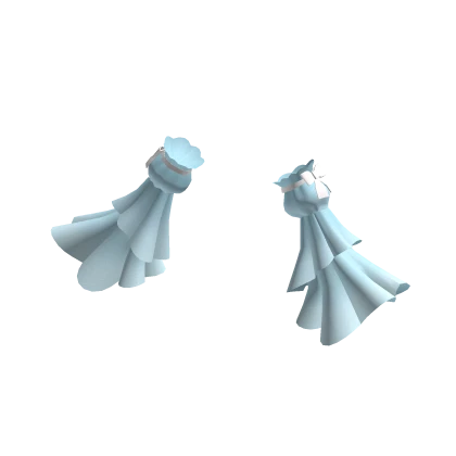 Long Ruffled Sleeves Blue ♥ | Roblox Item - Rolimon's