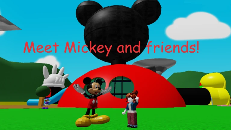 ฟาร์มยักษ์!) Mickey Mouse Clubhouse เล่นบทบาทสมมติ - Roblox