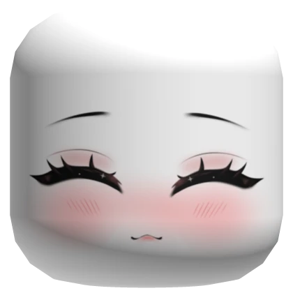 happy smug eyes kawaii cute chibi face | Roblox Item - Rolimon's