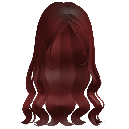 Aesthetic Wavy Hair Red | Roblox Item - Rolimon's