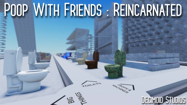 Poop com Amigos : Reencarnado - Roblox