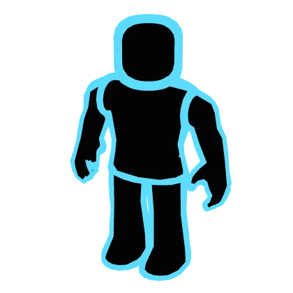 Cyan Blue Outline Full Avatar Aura | Roblox Item - Rolimon's