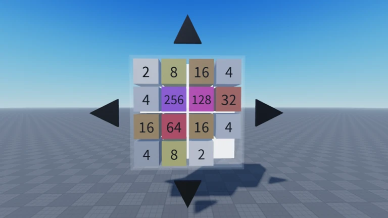 3D 2048 - Roblox