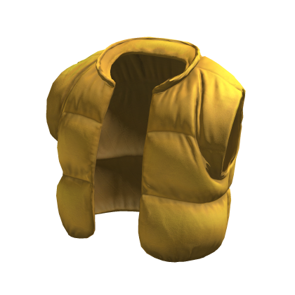 Yellow Cropped Puffer Jacket - Roblox