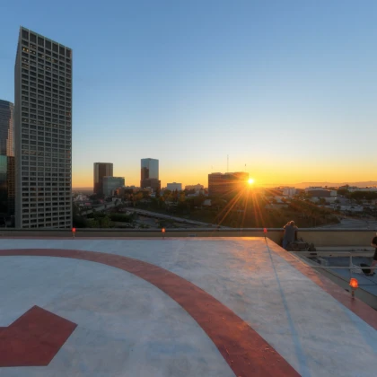 HD sky Sunset City