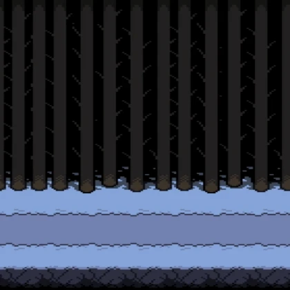 Undertale - snowdin forest background