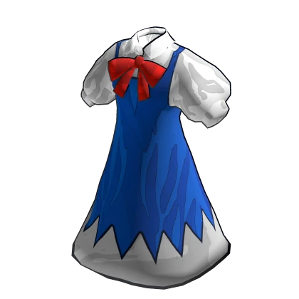 Touhou Cirno Outfit Anime Dress | Roblox Item - Rolimon's
