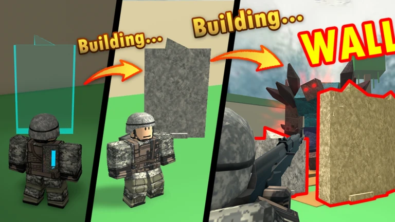 Build to Surround the Zombie - Roblox