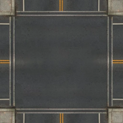 Road intersection/ cross walk