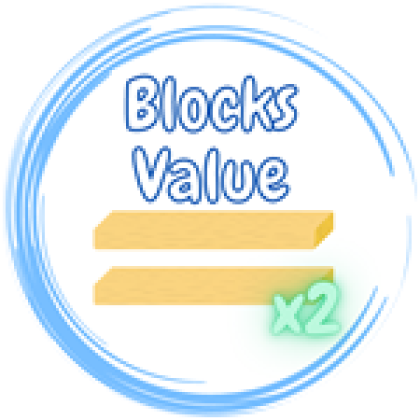 x2 Blocks Value - Roblox