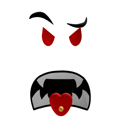 Red Punk Beast Face (3D) - Roblox