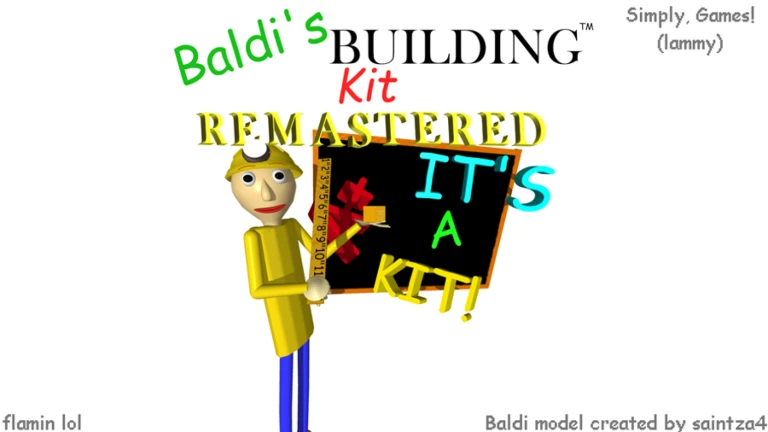 Kit de construcción de Baldi remasterizado - Roblox