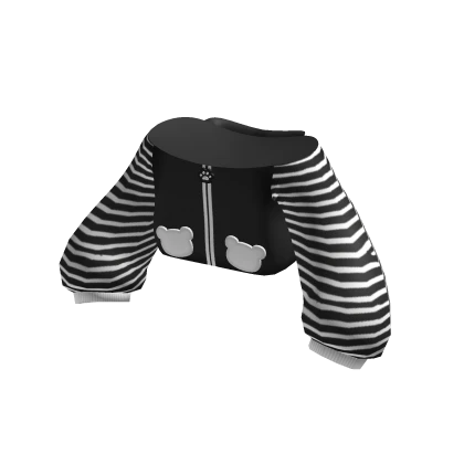 kawaii black and white bear sweater | Roblox Item - Rolimon's