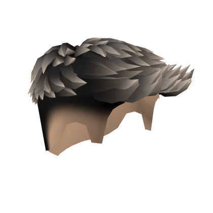 Swept Burst Fade Hair Highlights en negro - Roblox