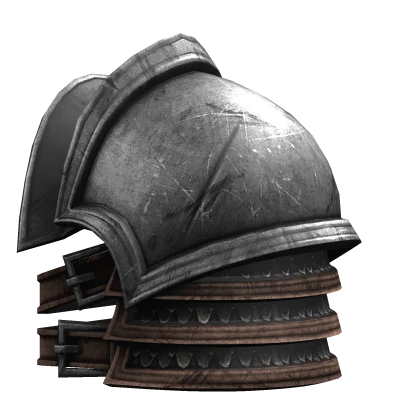 Silver Dragon Slayer Left Pauldron | Roblox Item - Rolimon's