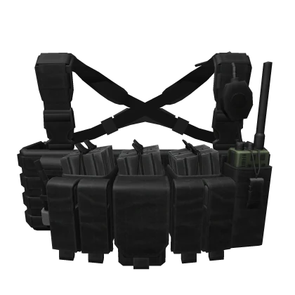 Black Vanguard Chest Rig | Roblox Item - Rolimon's